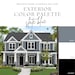 Exterior Paint Color Palette - Slate Blue - Etsy