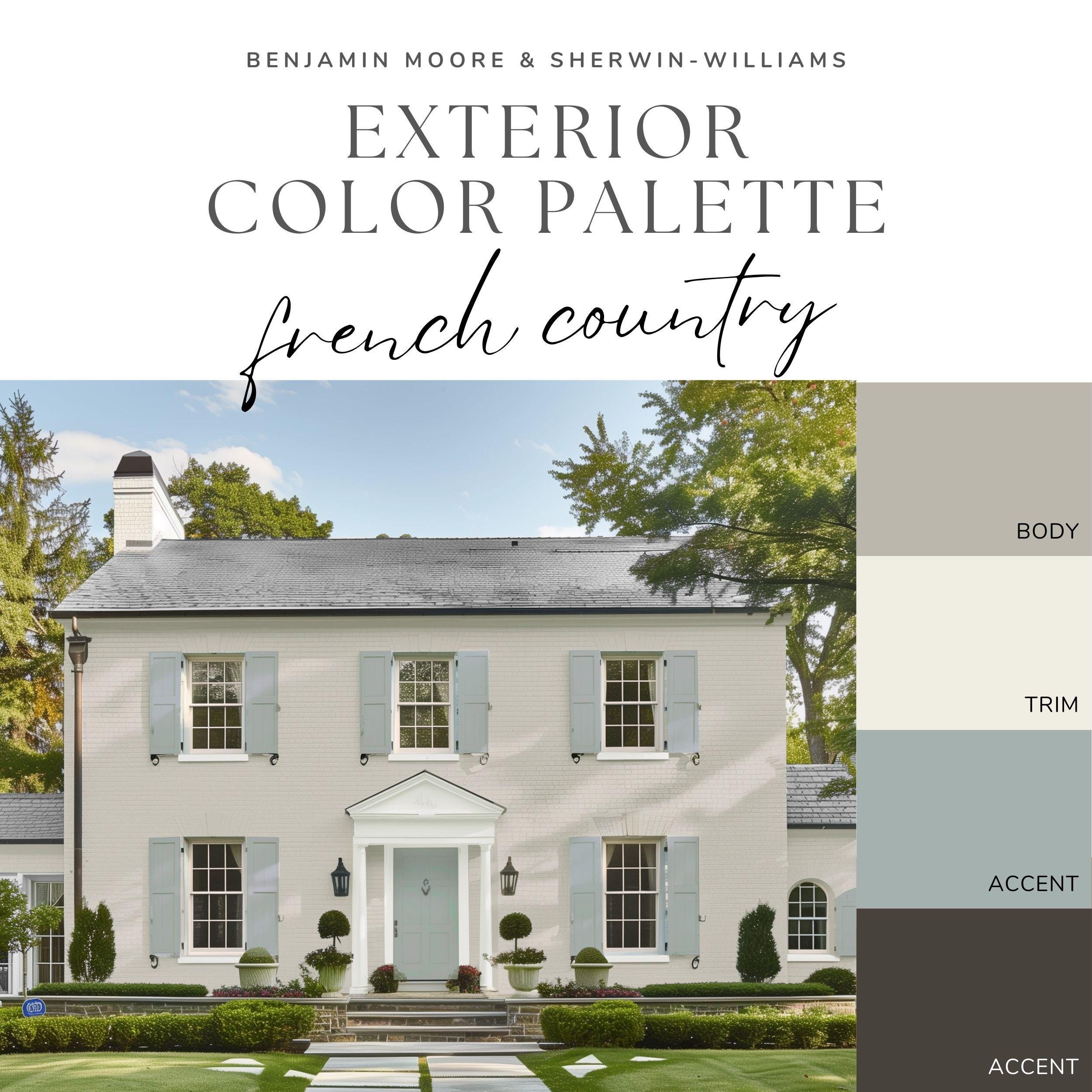 French Country Blue Paint Color Schemes