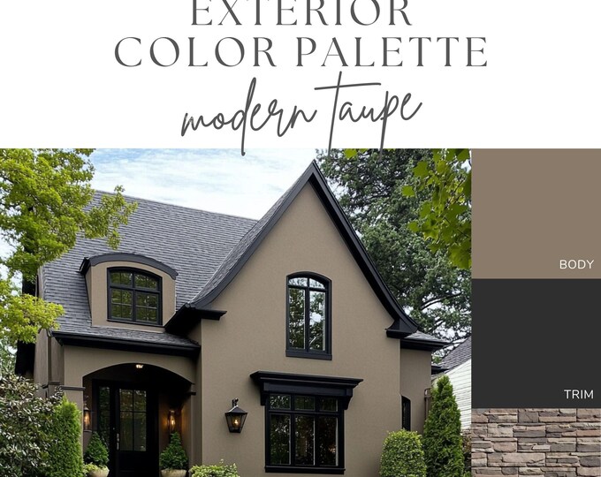 Moderne Berg außen Benjamin Moore Farbpalette, moderne neutrale ...