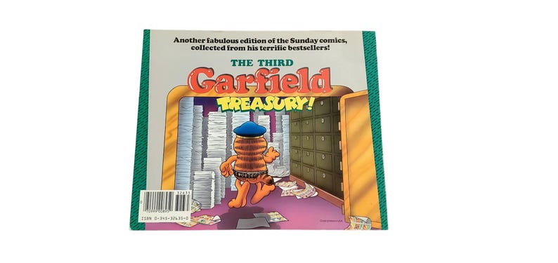 1985 the Third Garfield Treasury! by Jim Davis Comic Book - Etsy