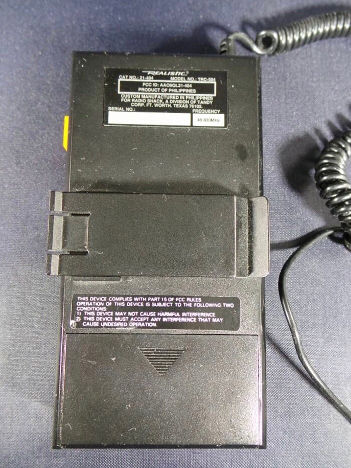 Vintage Realistic Voice-operated Two-way TRC-504 21-404 | Etsy