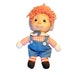 1991 Macmillan Inc Little Raggedy Ann and Andy Dolls Plush Vinyl Face ...