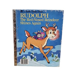 Vintage 1982 A Little Golden Book Rudolph the Red - Nosed Reindeer ...