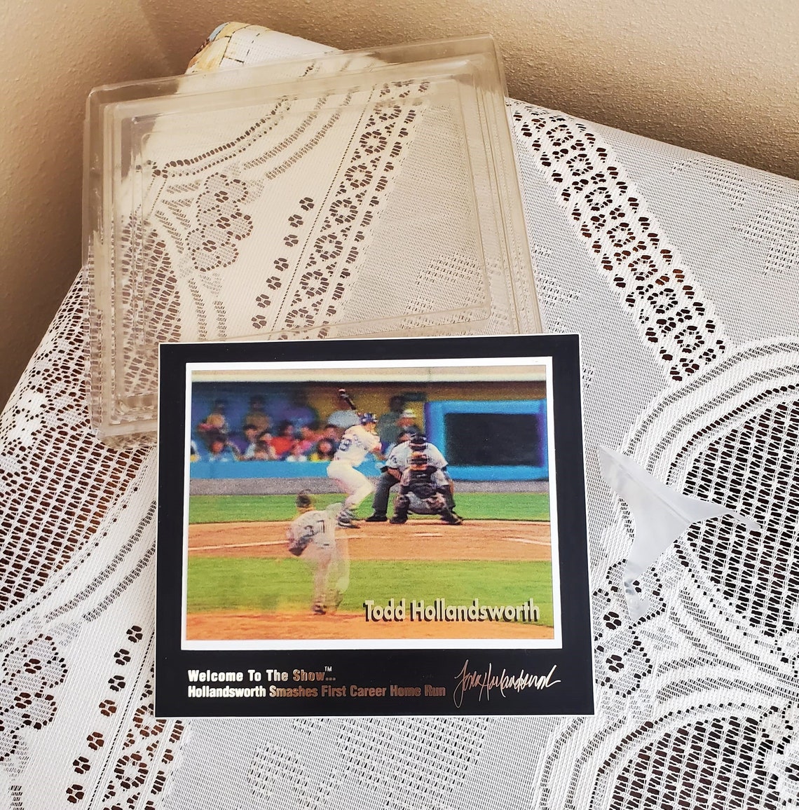 Vintage Todd Hollandsworth Smashes First Career Home Run Motion Card ...