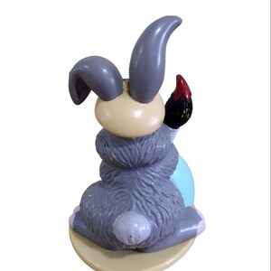 Vintage Plastic Bunny Rabbit Artist Easter Decor Figurine Trendmasters ...