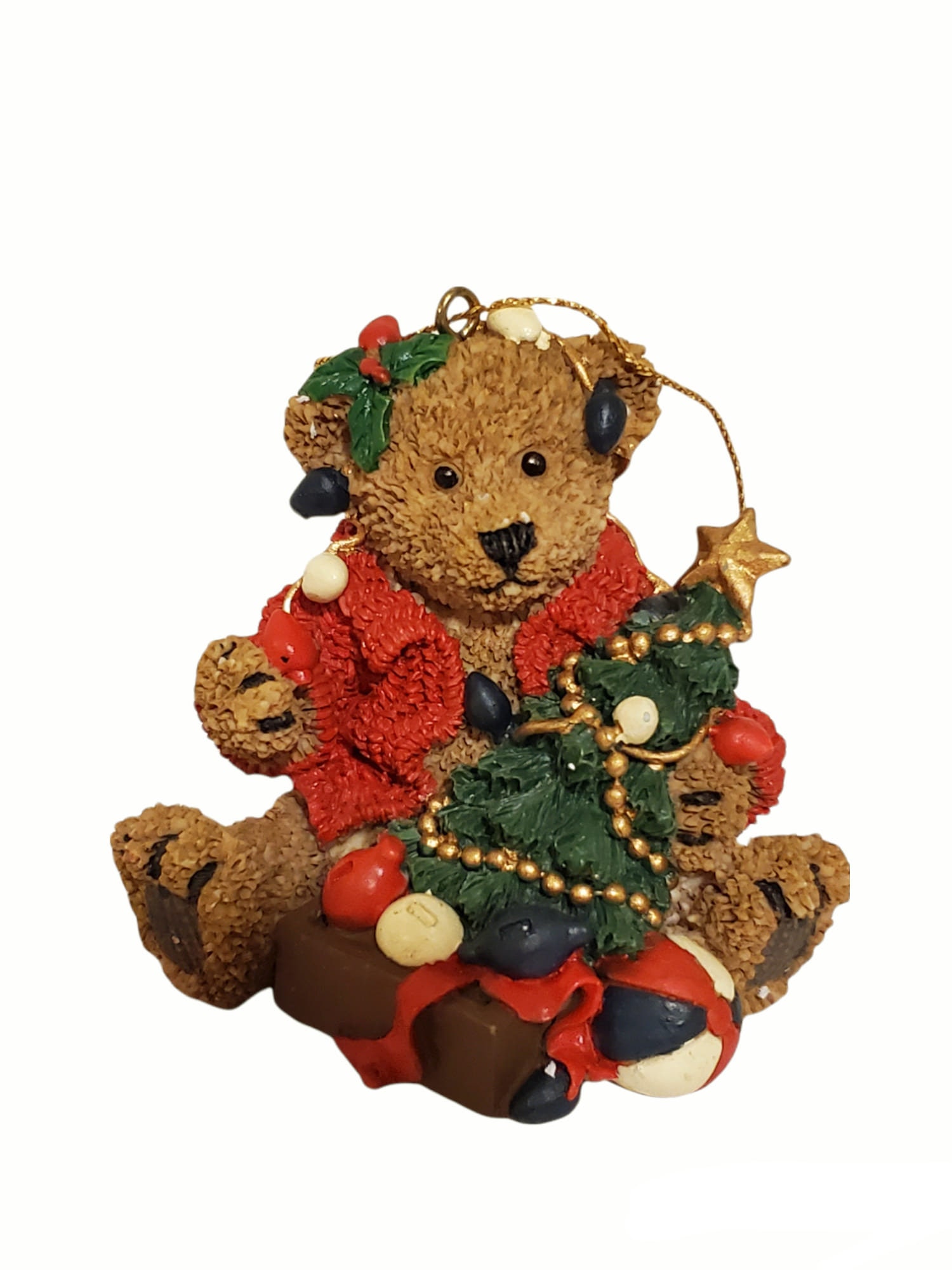 Vintage Traditions Poly Resin Bears Christmas Ornaments | Etsy