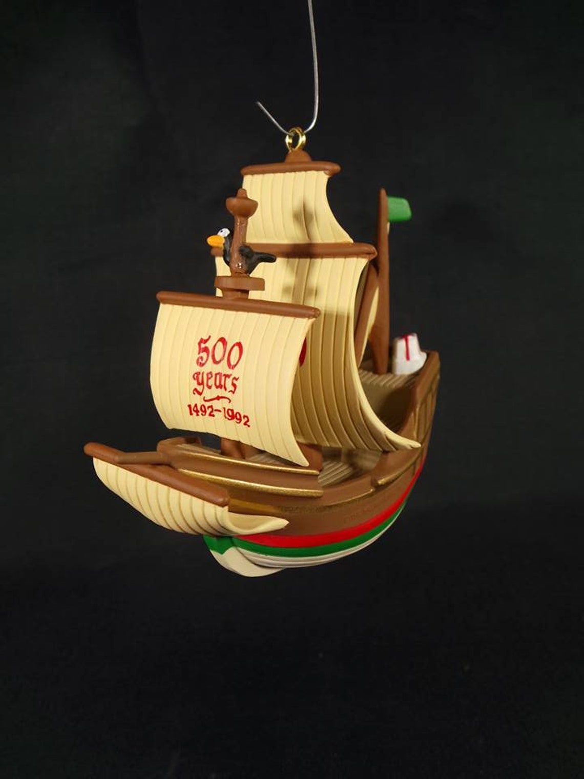 1992 Hallmark Keepsake Santa Maria Ship Ornament | Etsy