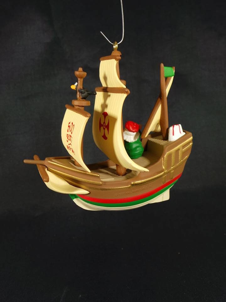 1992 Hallmark Keepsake Santa Maria Ship Ornament | Etsy