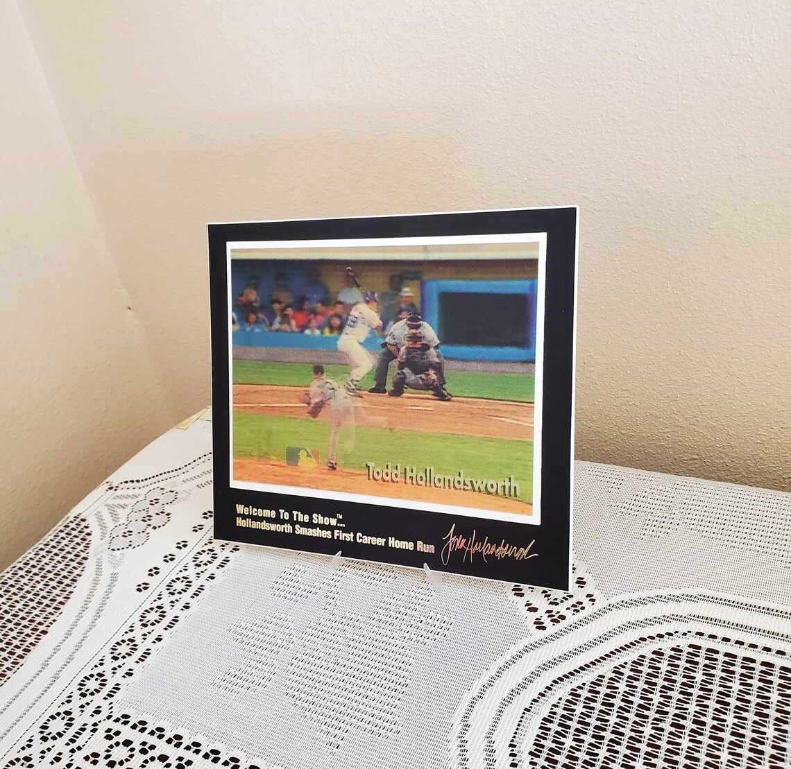 Vintage Todd Hollandsworth Smashes First Career Home Run Motion Card ...