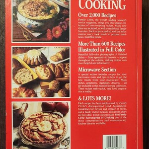 1990 the Family Circle Encyclopedia of Cooking Cookbook - Etsy