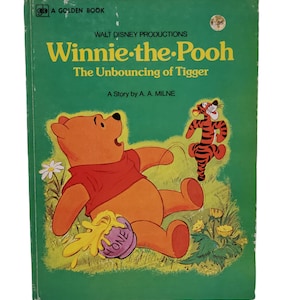 1979 Winnie-the-pooh and the Unbouncing of Tigger Children's Book - Etsy