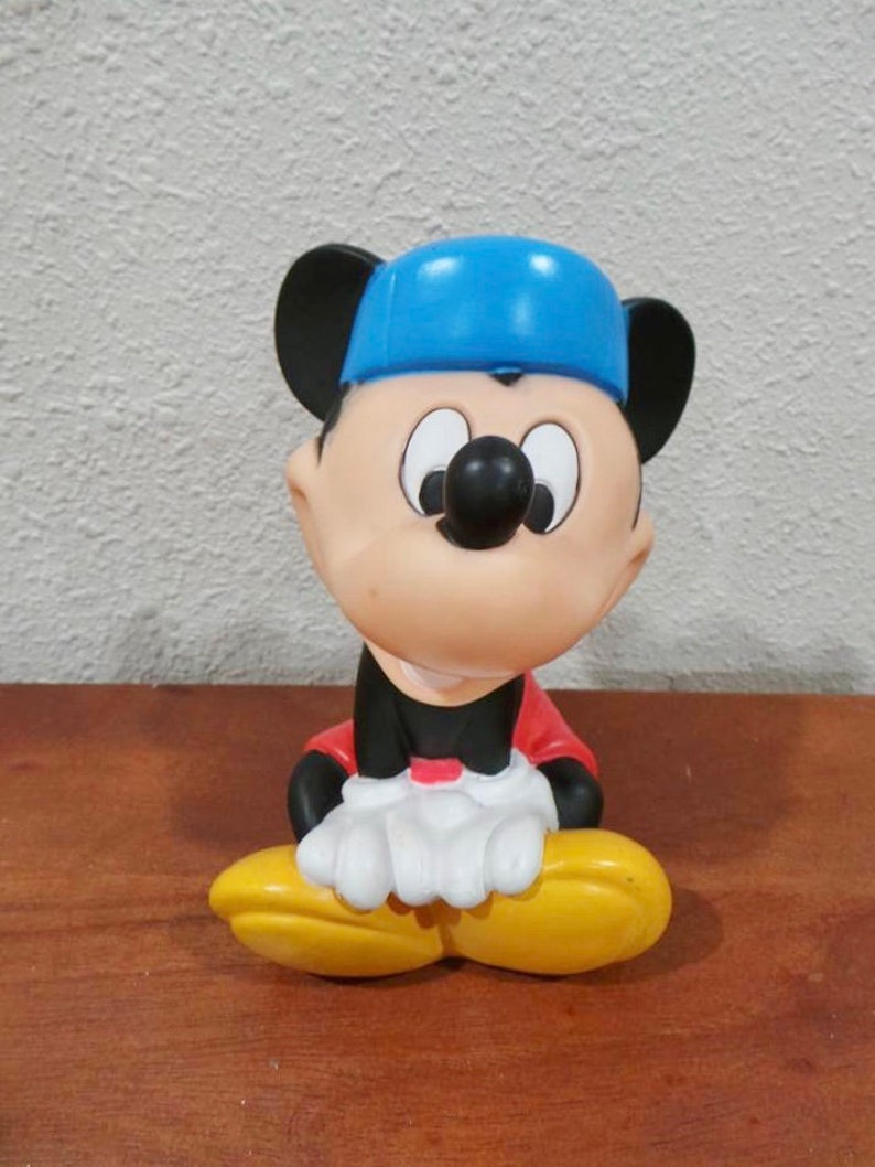 Vintage Disney Mickey Mouse Squeaky Rubber Toy - Etsy UK