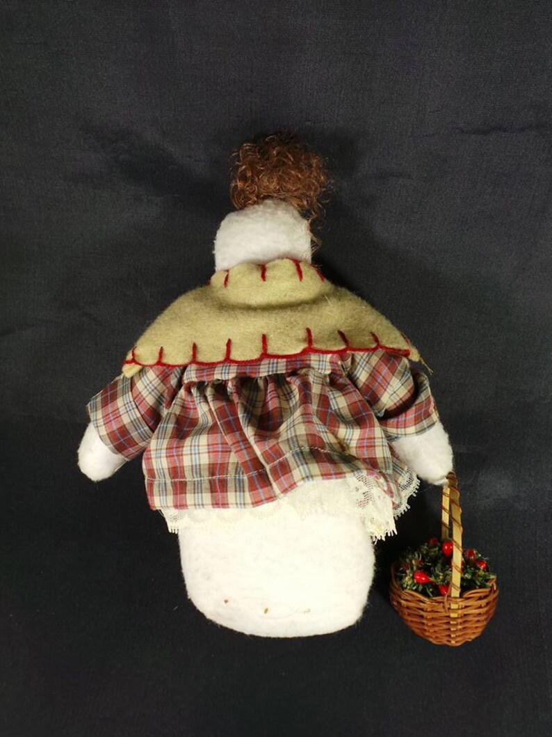 Vintage Bean Bag Snowman Dolls Christmas Decor - Etsy