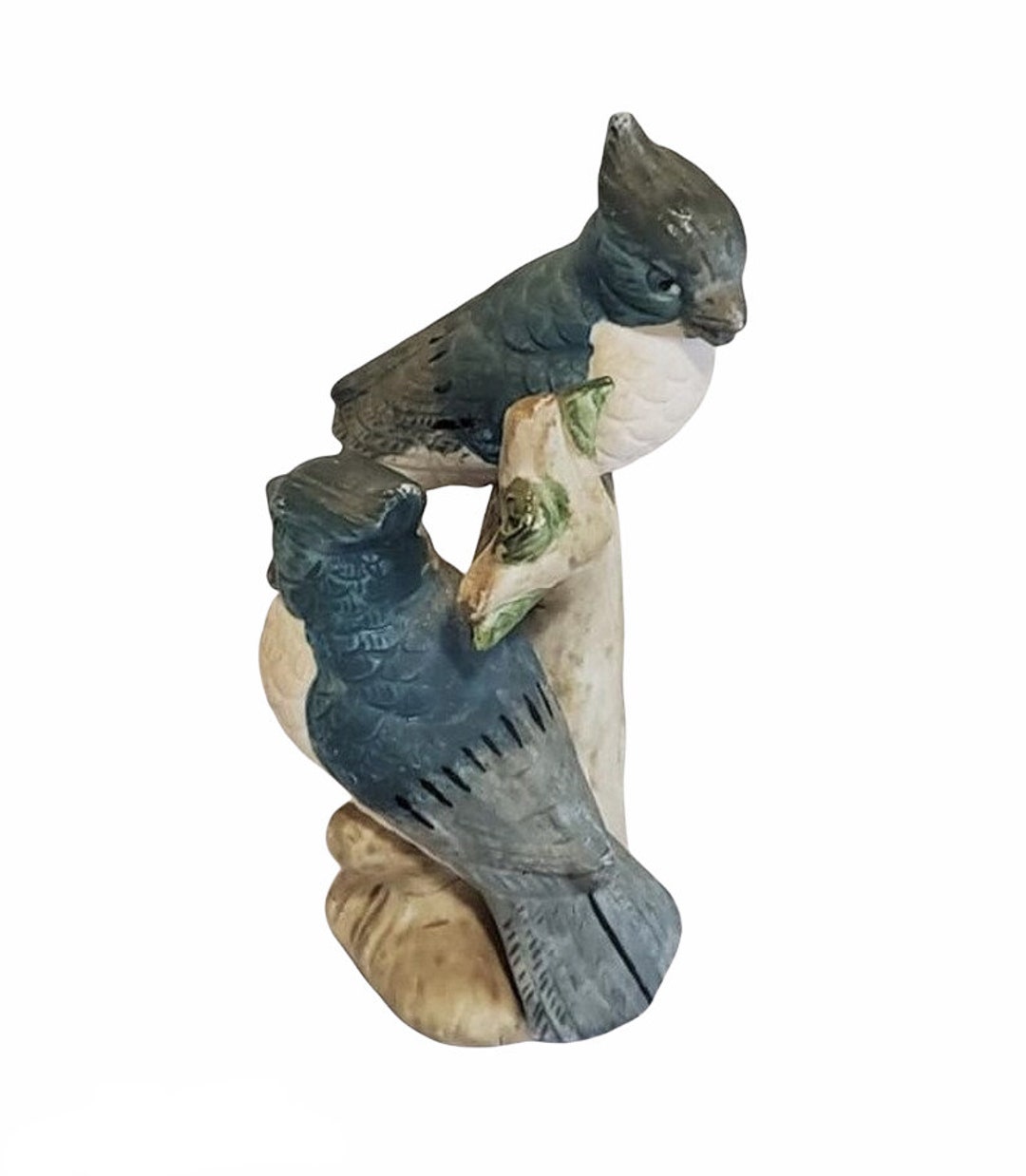 1994 Ceramic Blue Birds Figurine - Etsy