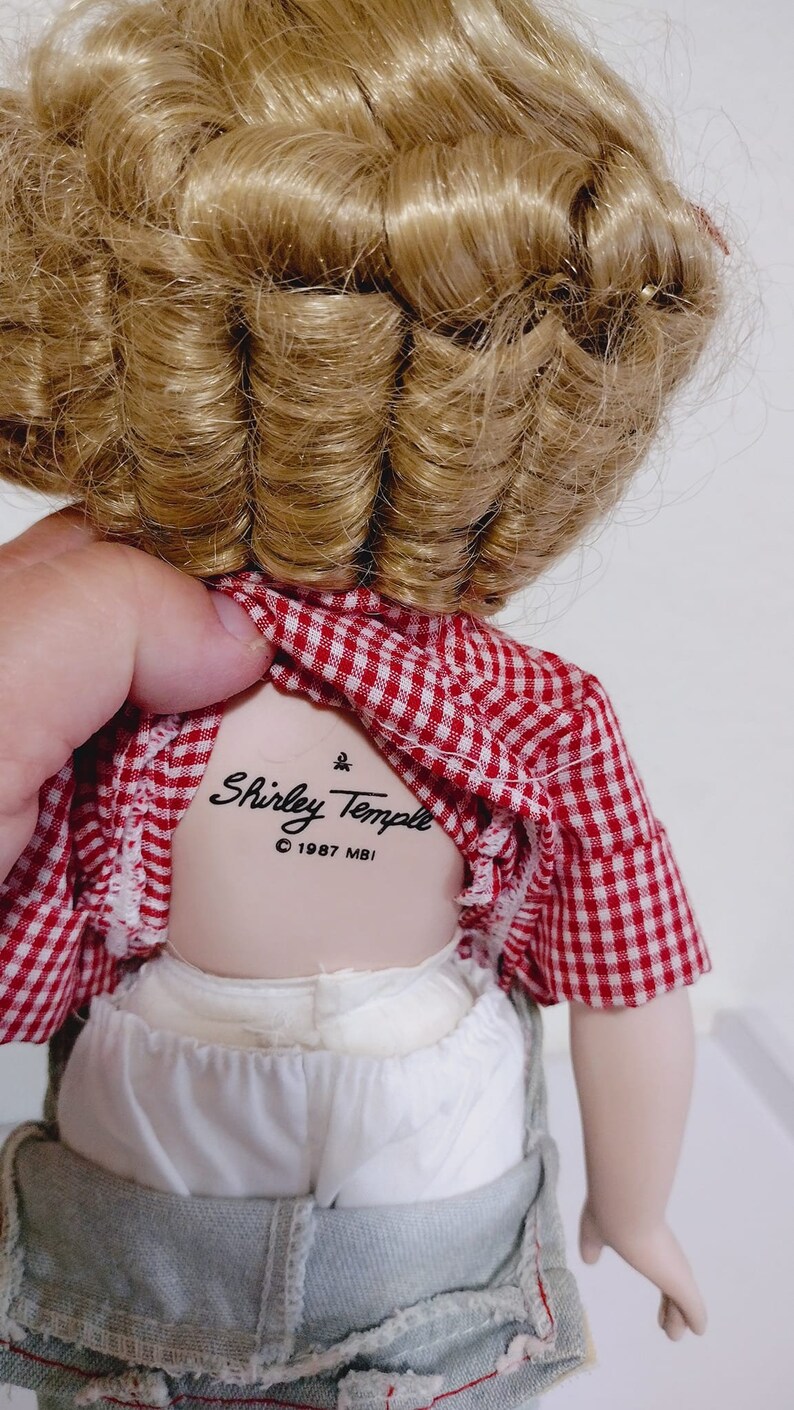 1987 Shirley Temple Danbury Mint Doll Rebecca of Sunny Brook - Etsy