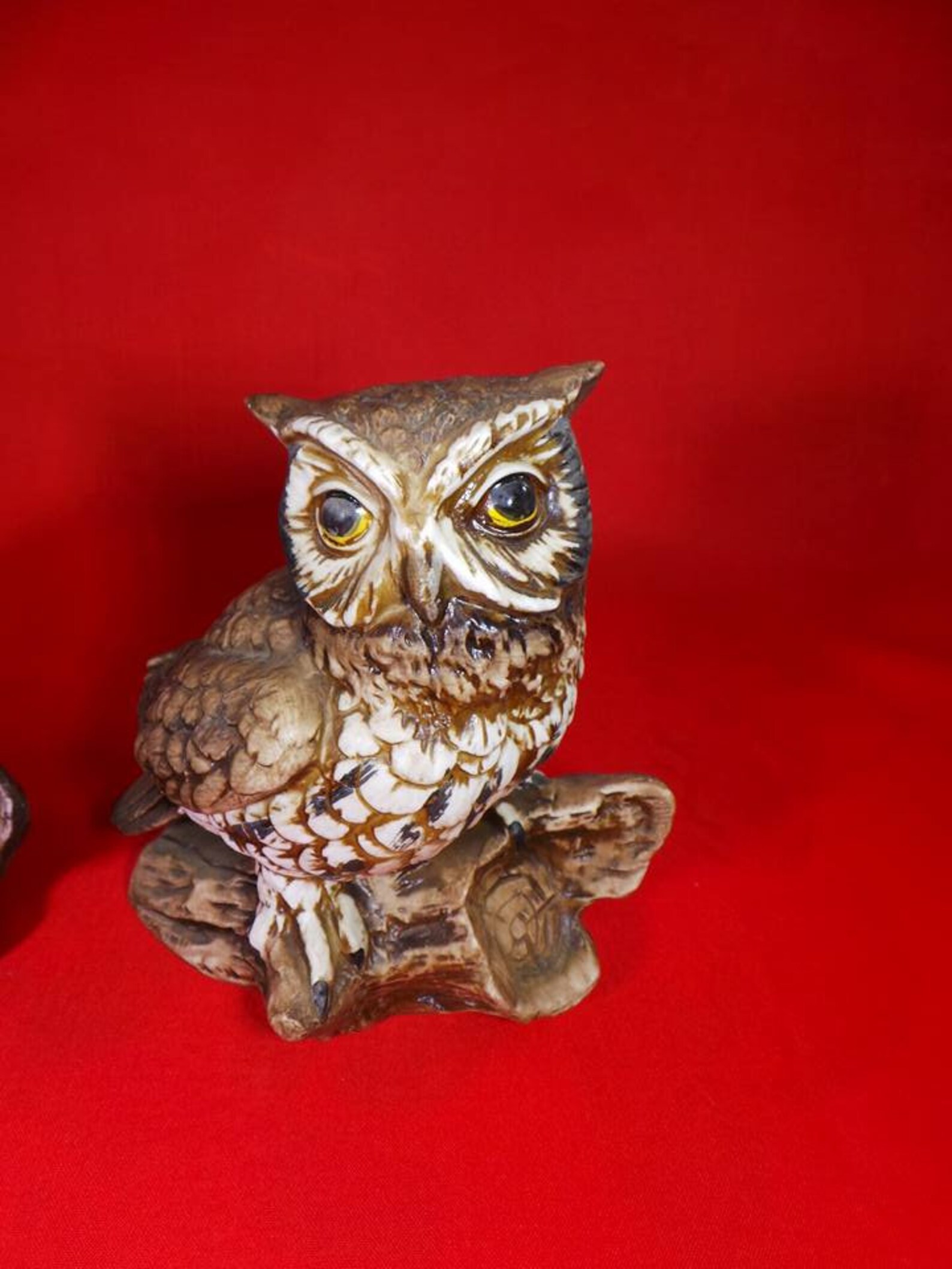 Homco Ceramic Owl Figurines Collectible | Etsy