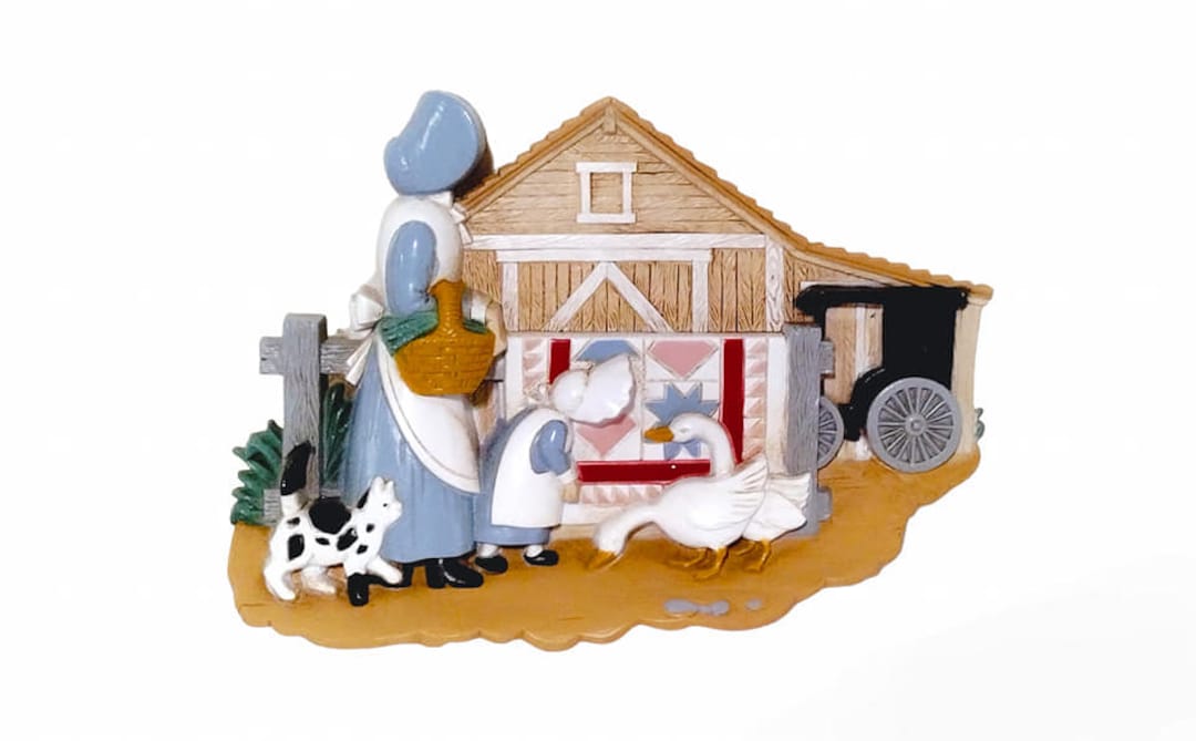 1995 Burwood Products Farm Scene Hanging Wall Decor, Farmhouse Decor - Etsy