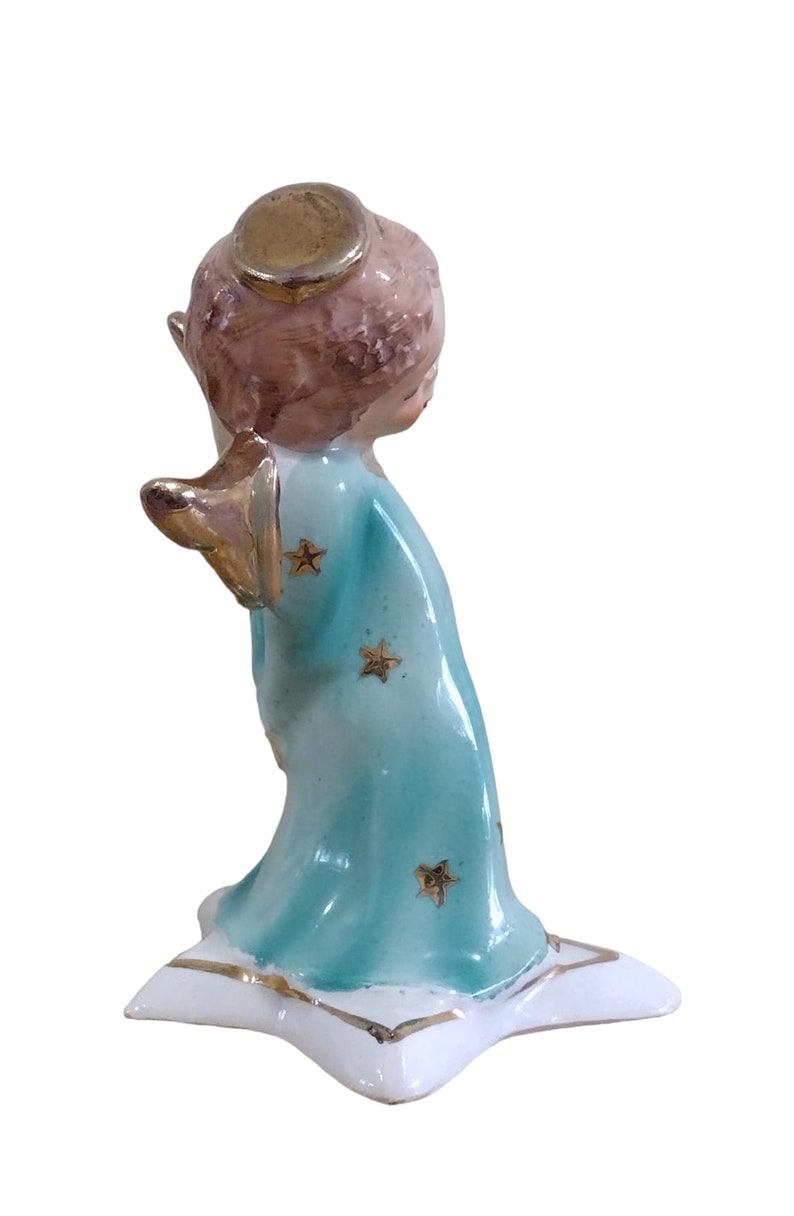 1950s Yona Original Ceramic Girl Angel Figurine "obey Your Mother and ...