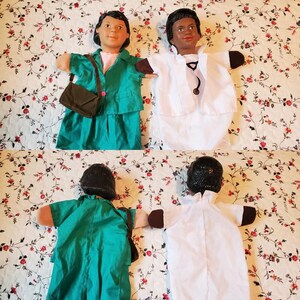 Vintage First Responders Hand Puppets Mixed Lot of 10, Community ...