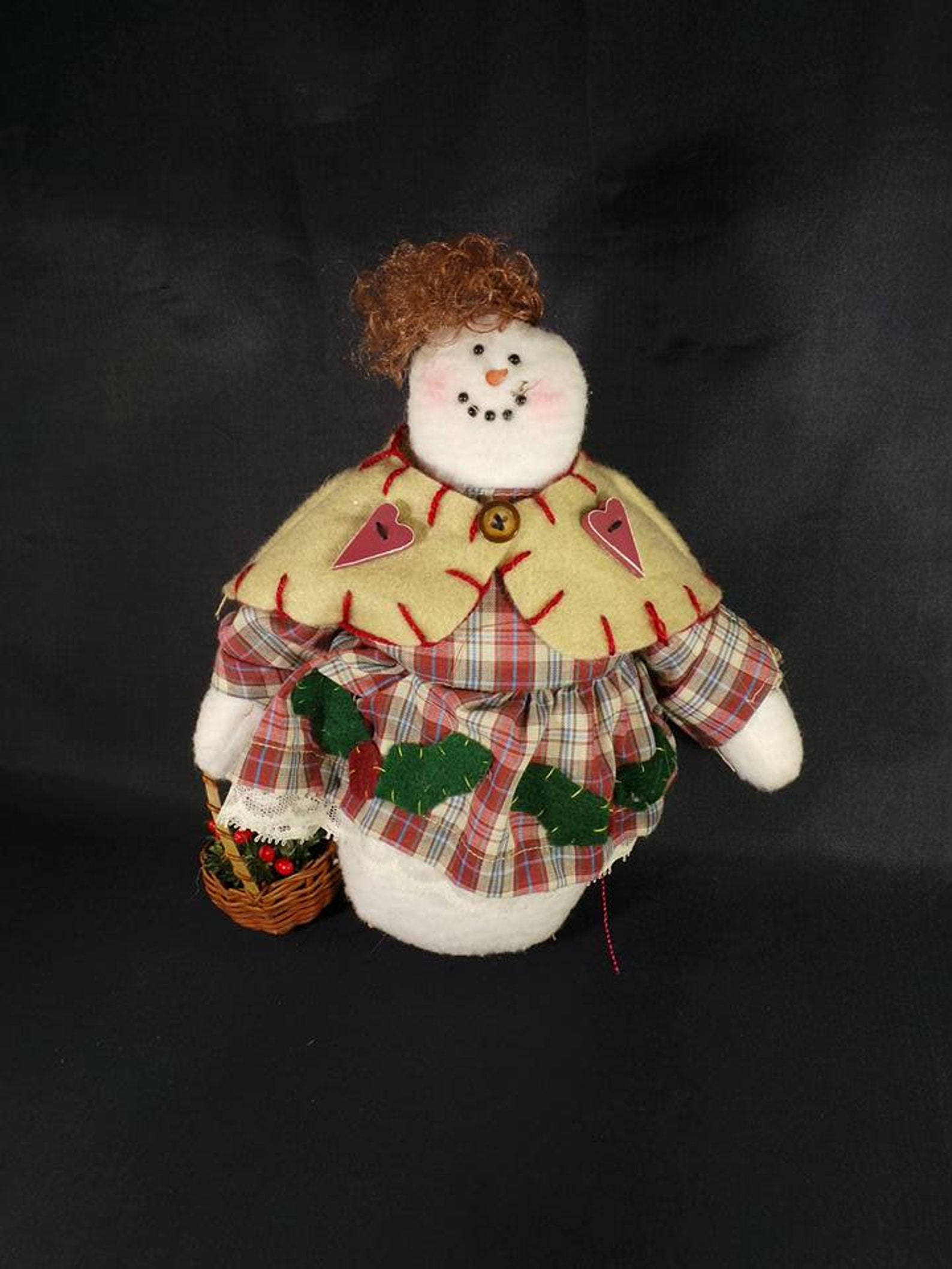 Vintage Bean Bag Snowman Dolls Christmas Decor - Etsy