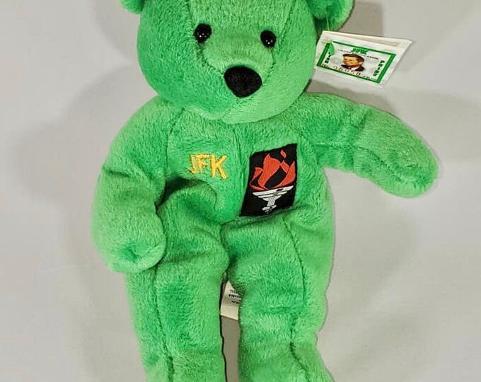 Limited Edition Bear Beverly Hills Plush Bean Bag Toy John F. Kennedy ...