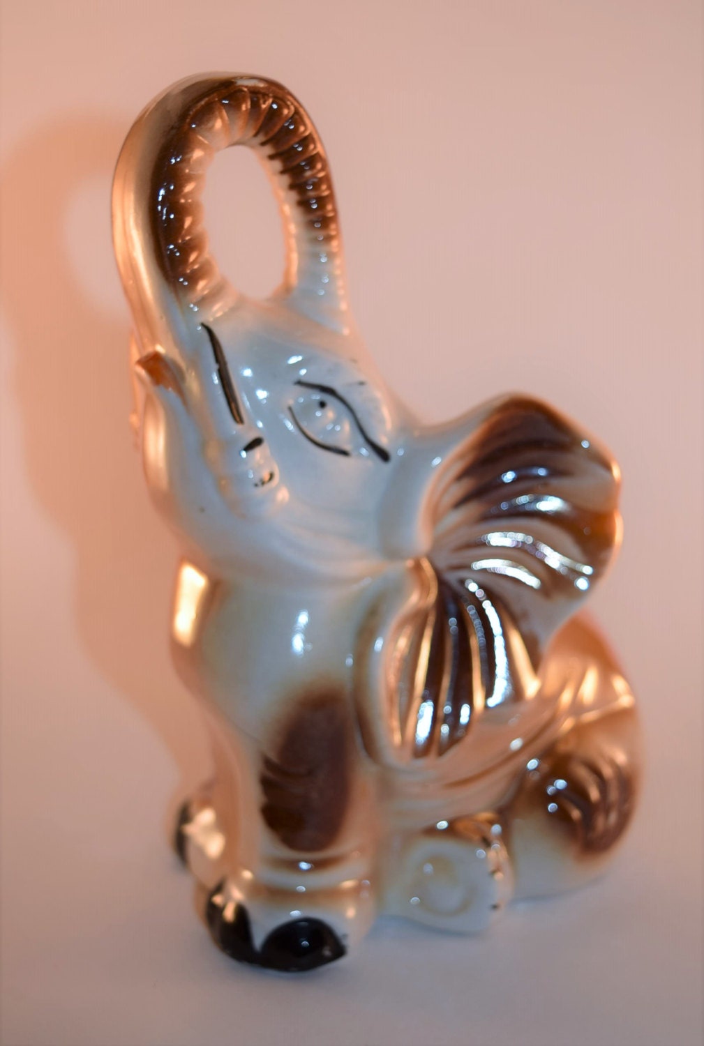 Figurines & Knick Knacks Made in Brazil Vintage Blue Lusterware Trunks ...