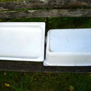 White Enamel Medical Box Enamel Hospital Tray - Etsy