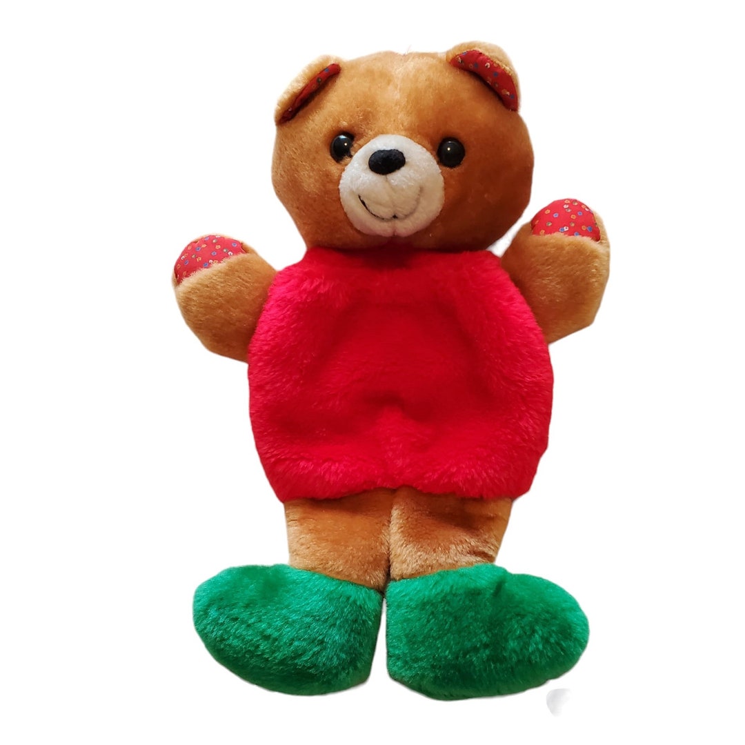 Vintage Gerber Products Stuffed Toy Plush Teddy Bear Christmas Stocking ...