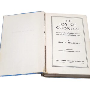 1946 the Joy of Cooking by Irma S. Rombauer Cookbook - Etsy