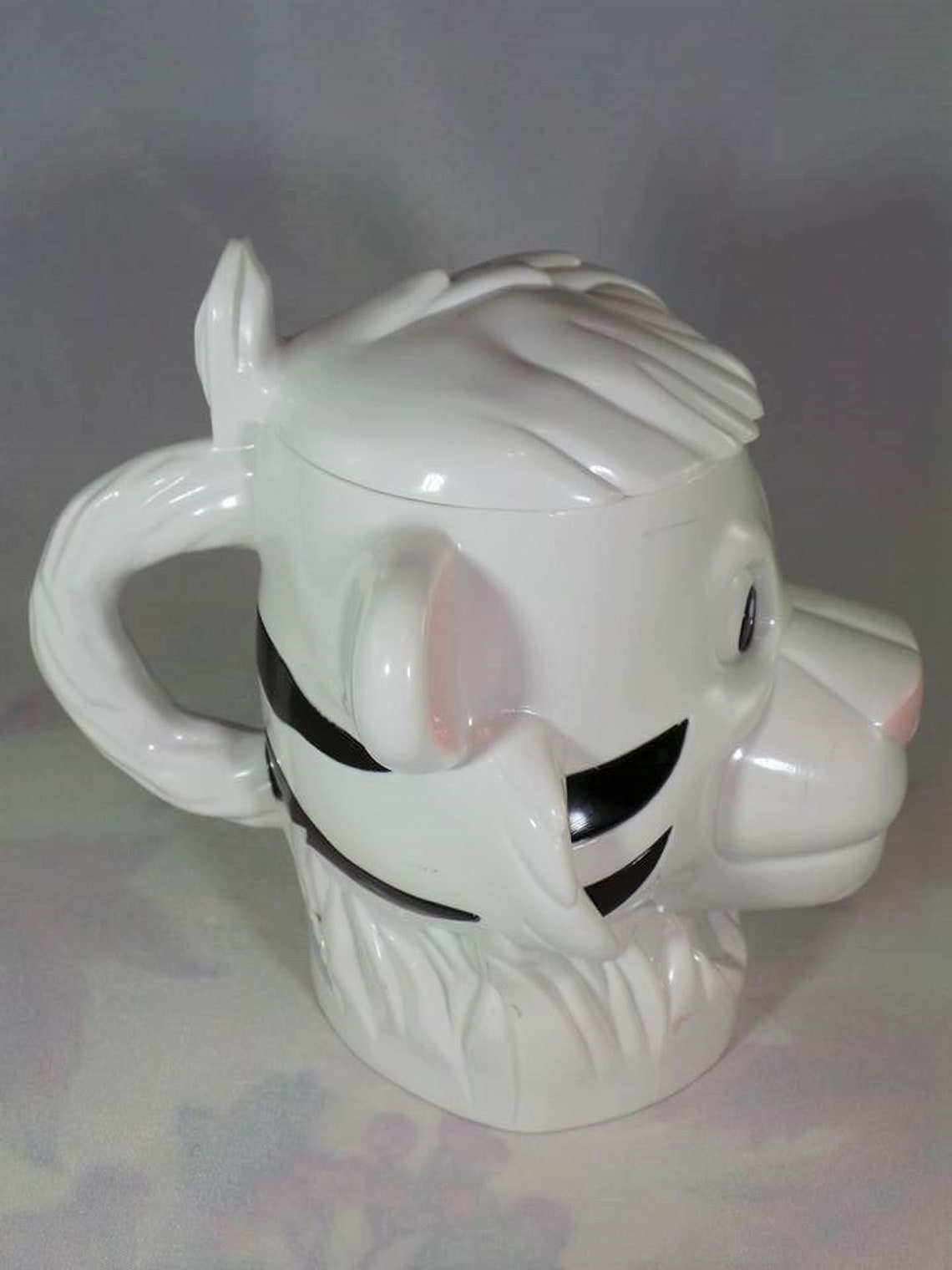 Vintage Souvenir Child's White Tiger Mug Ringling Bros - Etsy