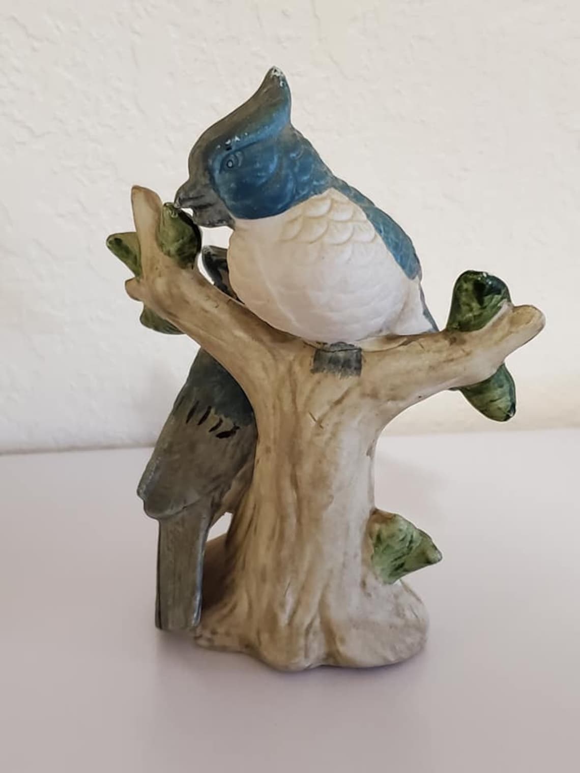 1994 Ceramic Blue Birds Figurine | Etsy