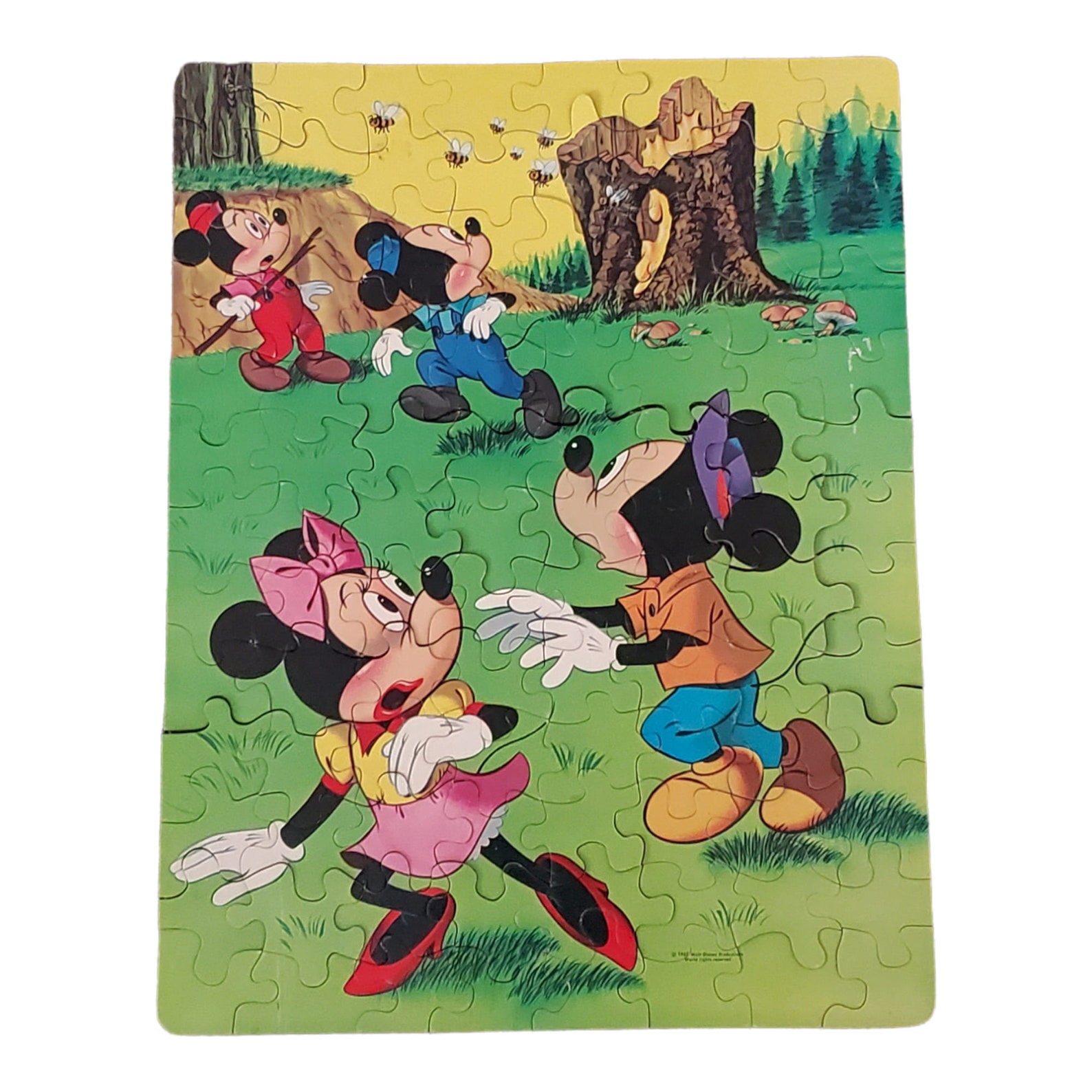 1967 Mickey Mouse Jigsaw Puzzle Whitman - Etsy