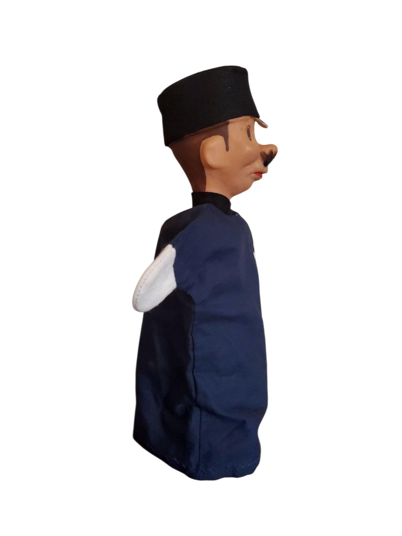 1970s Jodeca Policeman Hand Puppet Handmade in Switzerland Pretend Play ...
