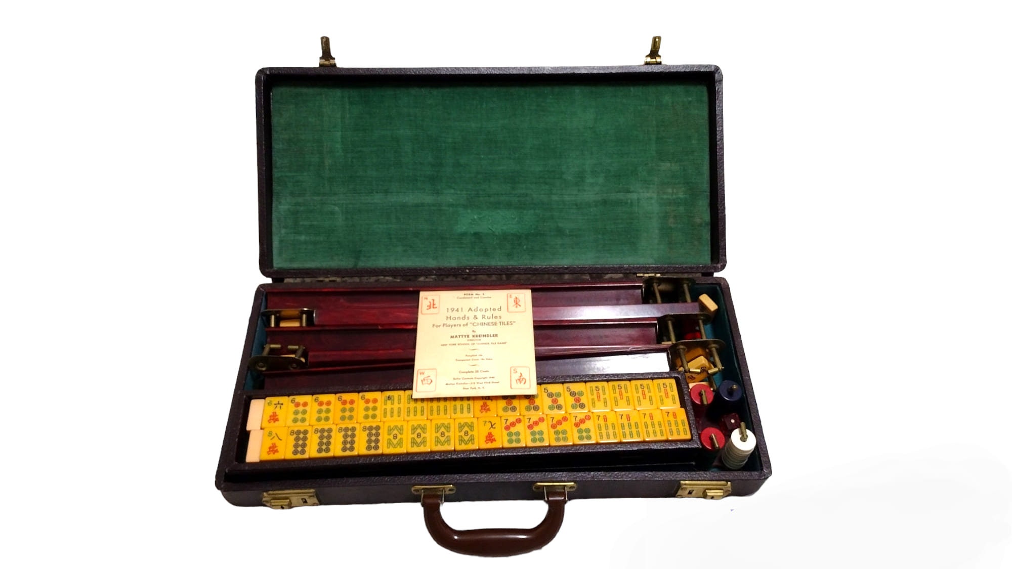 Vintage Mahjong Chinese Tiles Game Family Game Mahjong - Etsy