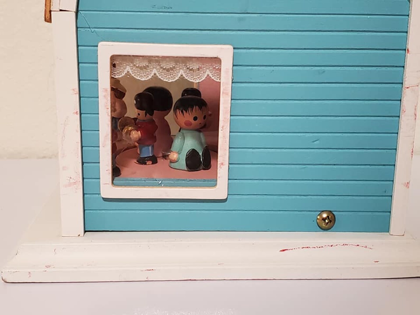 Vintage Animated Wooden Chinese Craftsmen Music Box The | Etsy