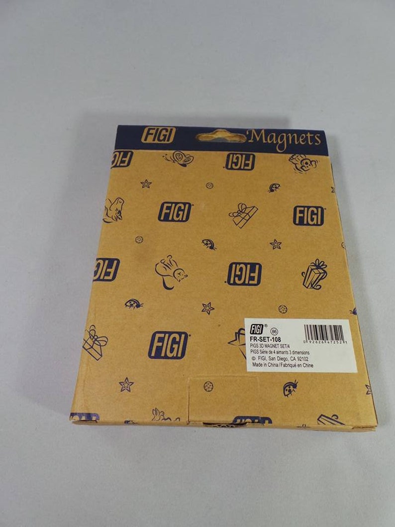 Figi Pigs 3D Magnets Set of 4 Kitchen Fridge Decor - Etsy