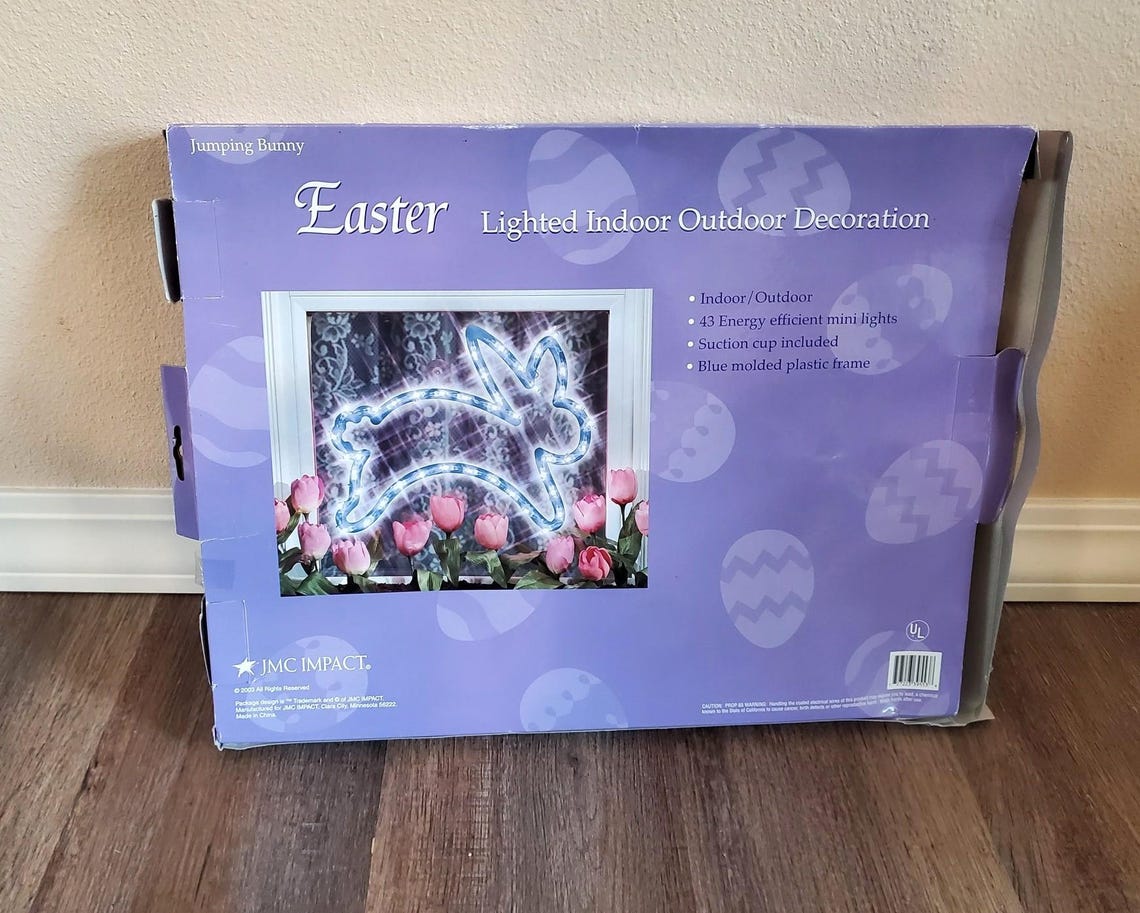 2003 JMC Impact Easter Lighted Indoor Outdoor Decoration Easter Bunny ...