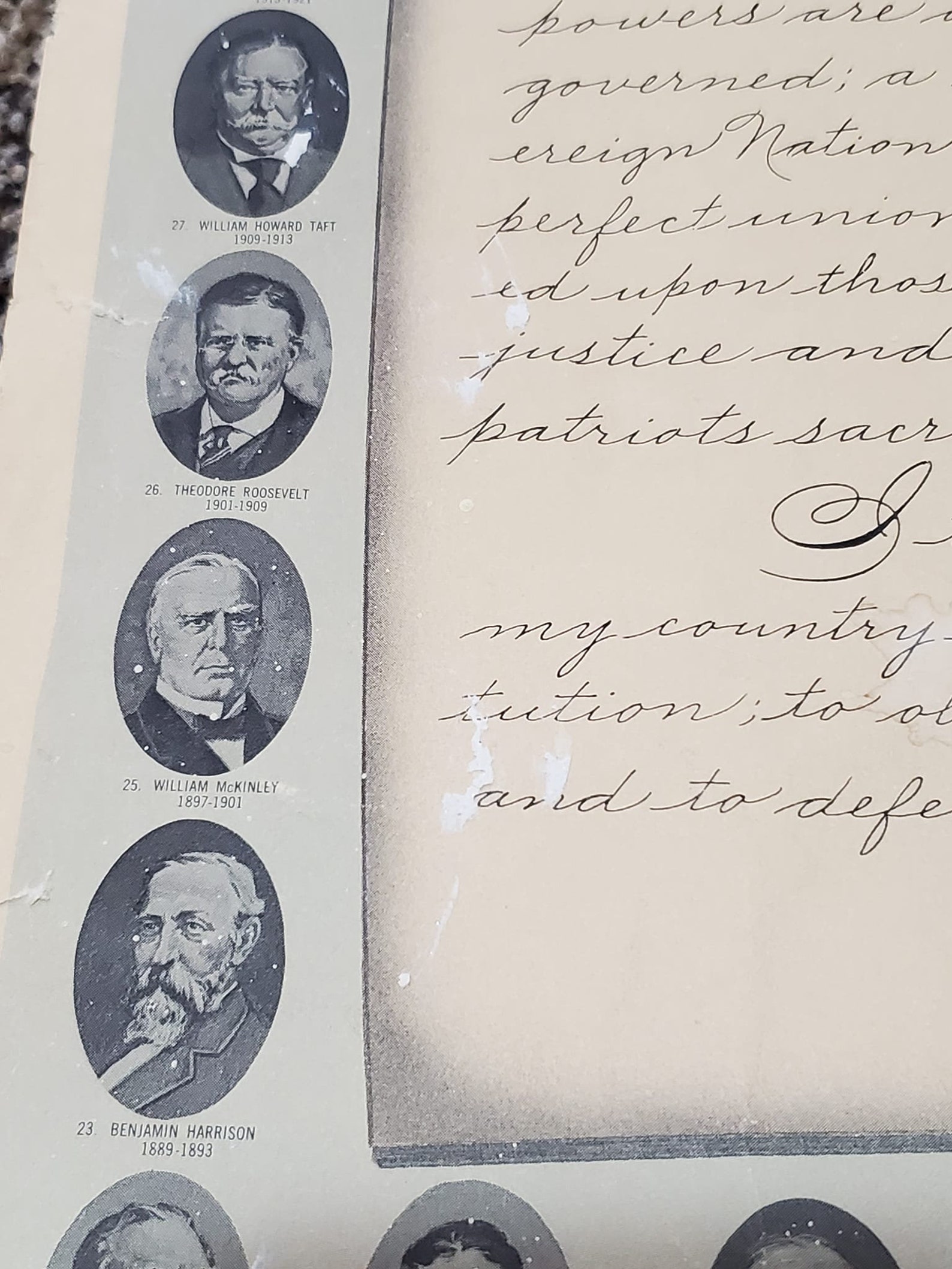 1965 the American Creed by William Taylor Page Print - Etsy