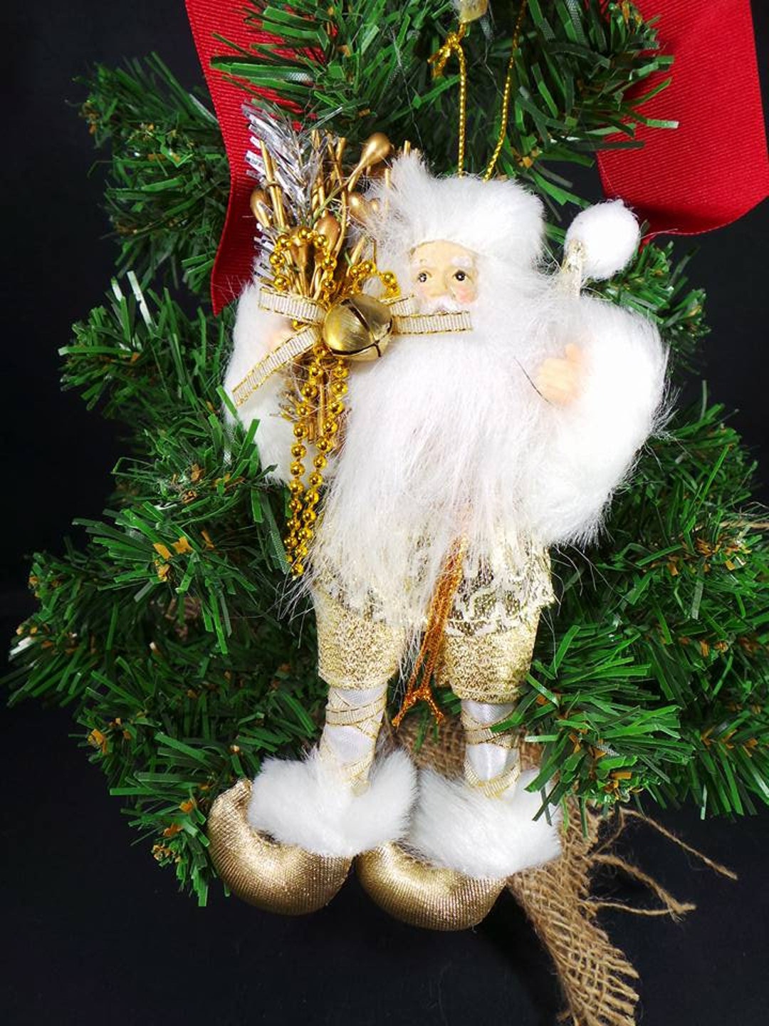 1998 Santa Claus Christmas Ornament Santa’s Workbench - Etsy
