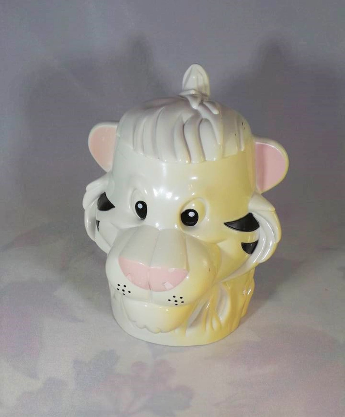 Vintage Souvenir Child's White Tiger Mug Ringling Bros - Etsy