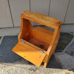 Vintage Wooden Shoe Polishing Box - Etsy