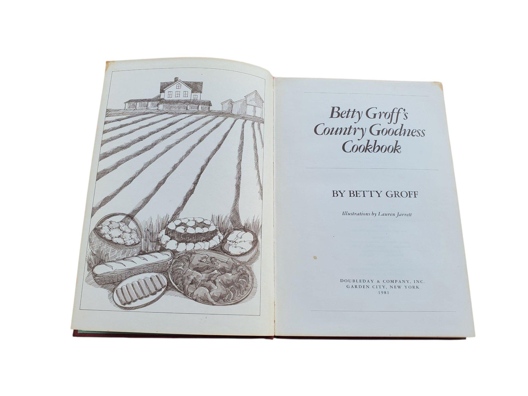 1981 Betty Groff's Country Goodness Cookbook - Etsy