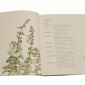 1989 Hollyhocks and Radishes Mrs Chards's Almanac Cookbook by Bonnie ...