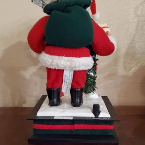 1995 Holiday Creations Santa Claus Mailbox Lighted North Pole Musical ...