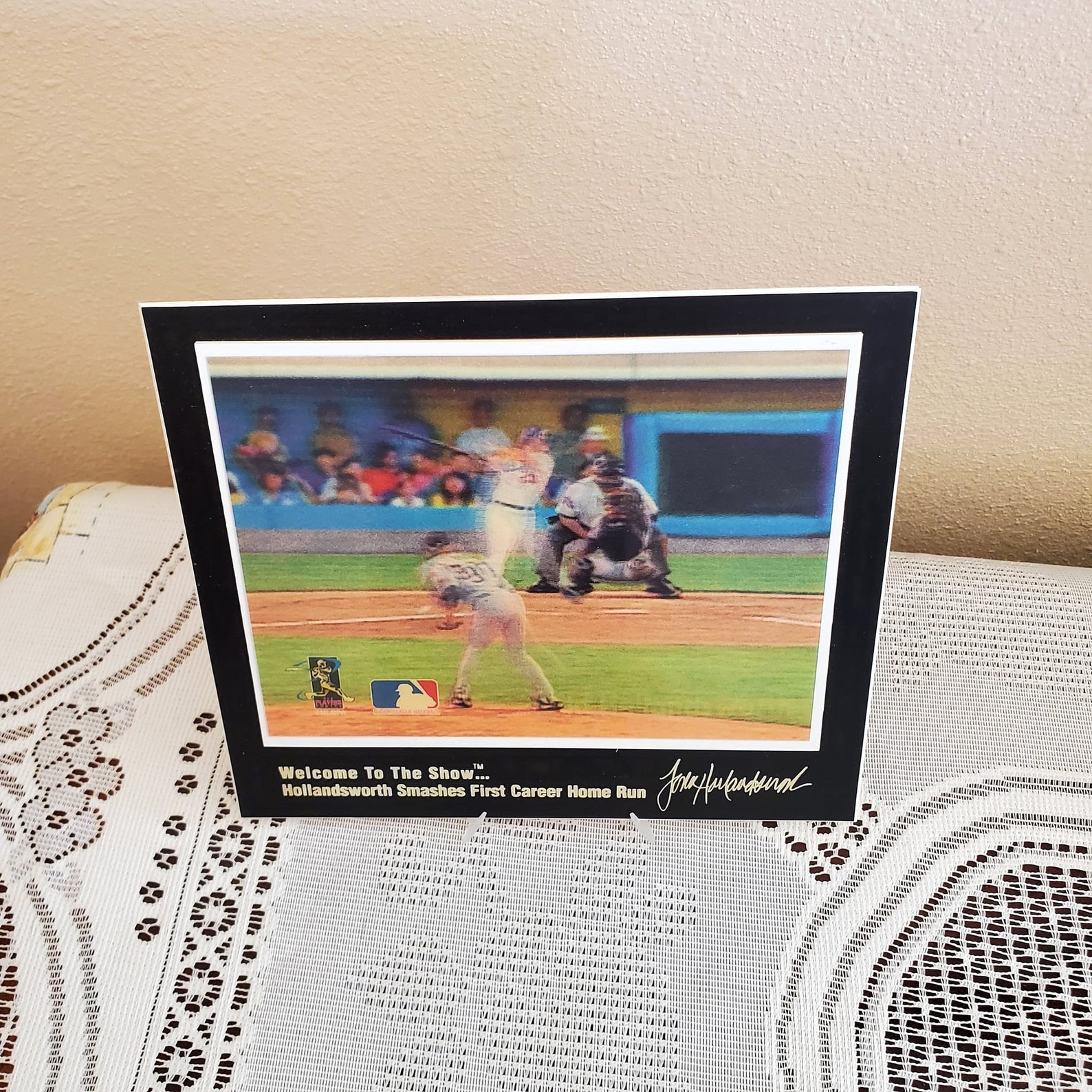 Vintage Todd Hollandsworth Smashes First Career Home Run Motion Card ...
