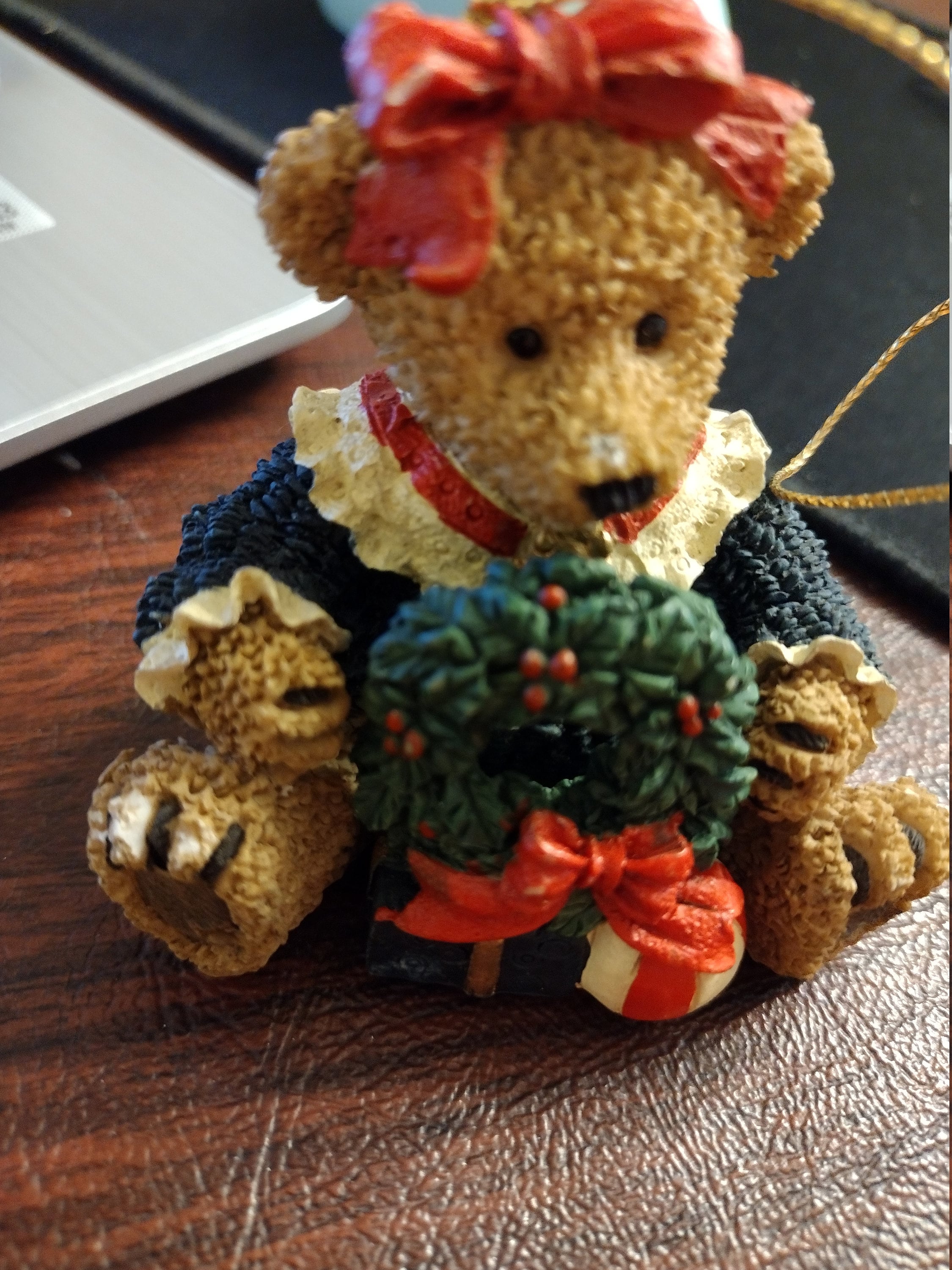 Vintage Traditions Poly Resin Bears Christmas Ornaments | Etsy