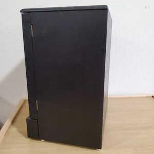 Vintage Black Large Wooden Jewelry Storage Box - Etsy