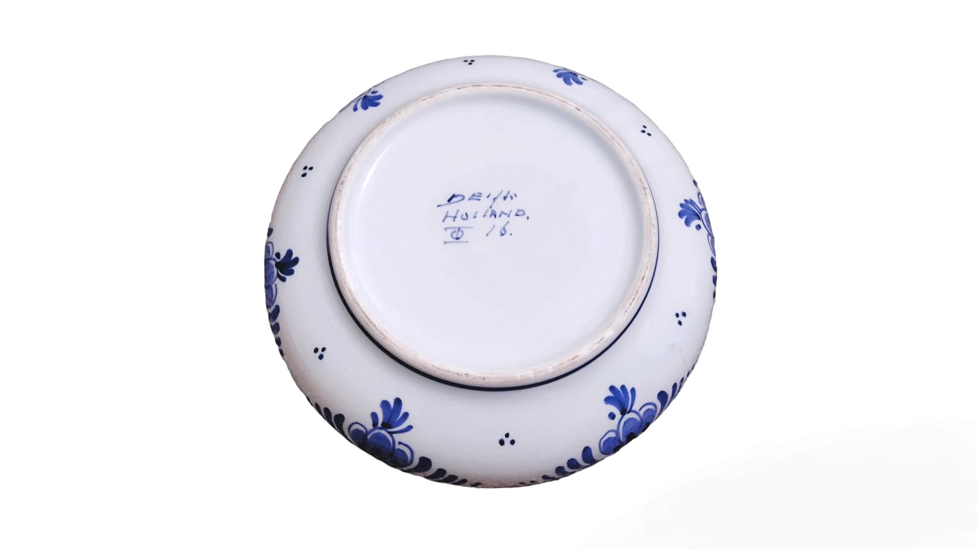 Vintage Delft Blue Trinket Box Hand Painted Pottery From - Etsy