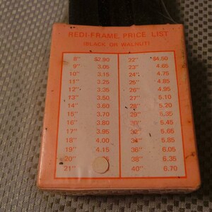 Vintage Frame It Yourself Redi Frame 9" - Etsy
