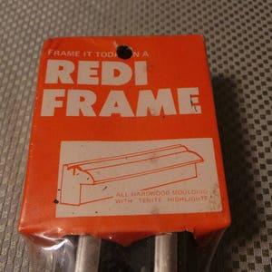Vintage Frame It Yourself Redi Frame 9" - Etsy